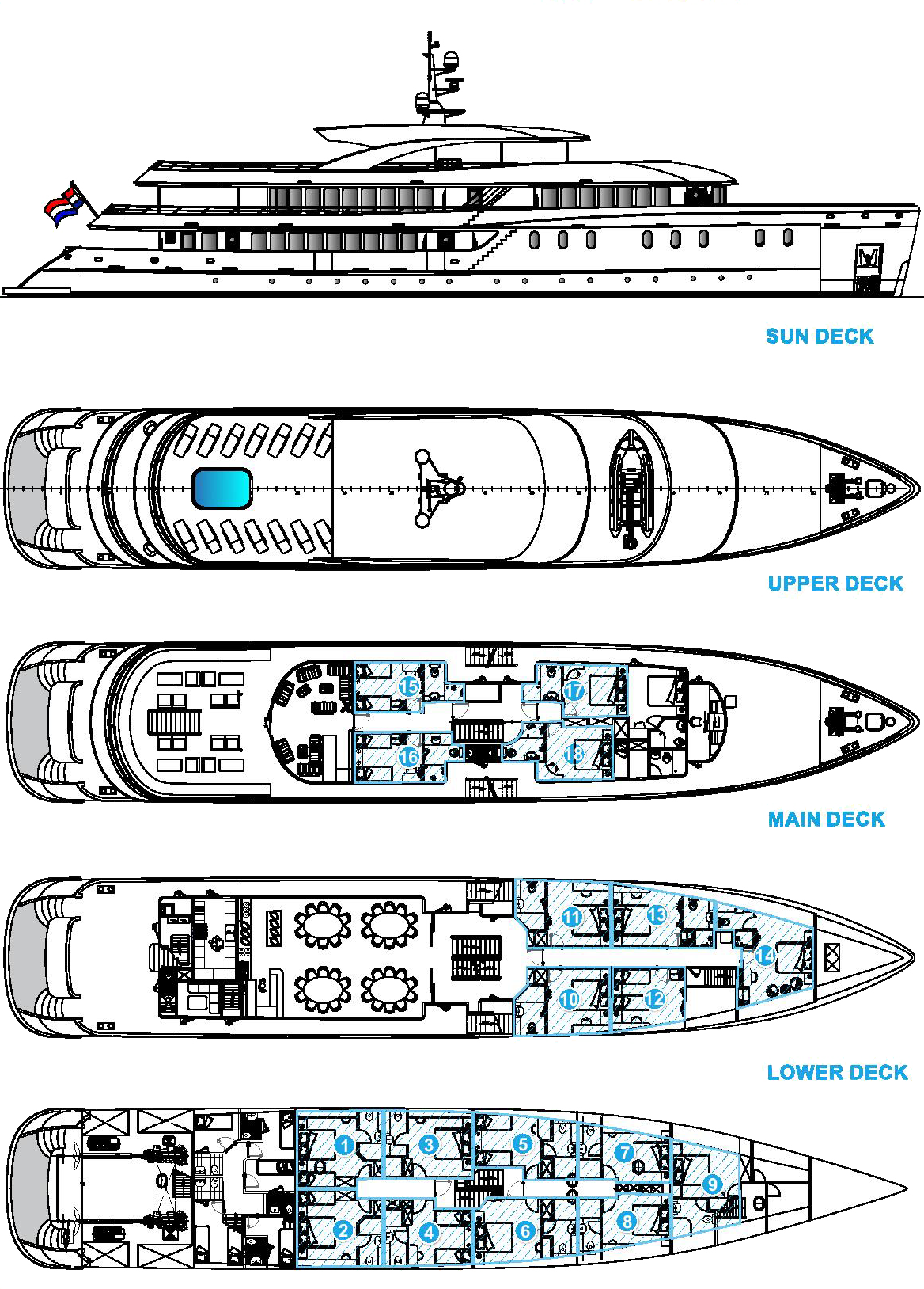 Charter Luxury Motor Yacht Ohana for your dream vacation.